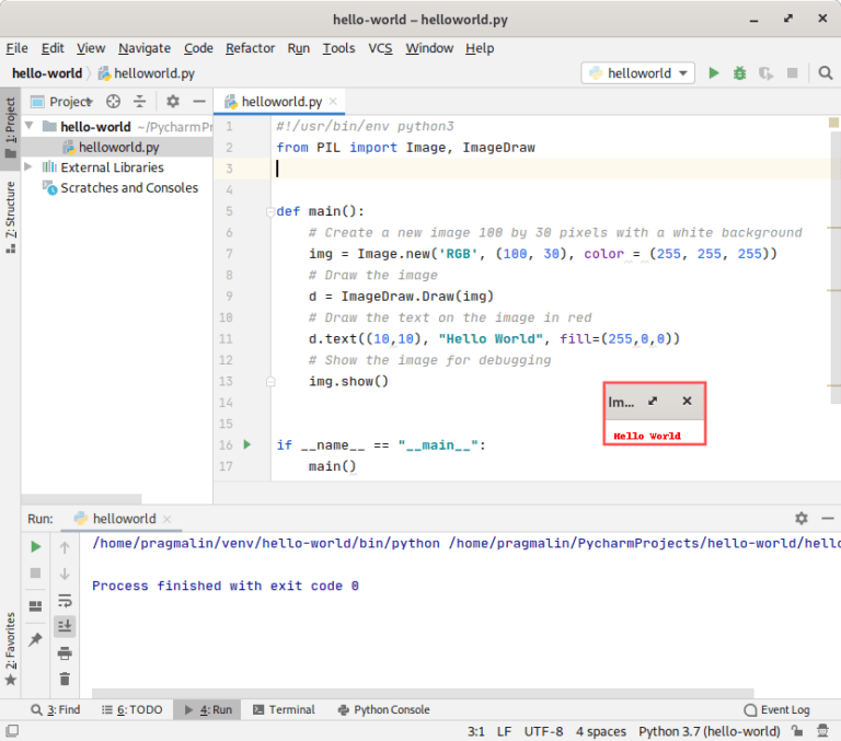 PyCharm virtual environment creation - PragmaticLinux