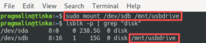 How to format and mount a USB drive in the Linux terminal - PragmaticLinux