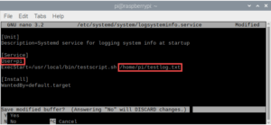 Raspberry PI startup script using Systemd - PragmaticLinux