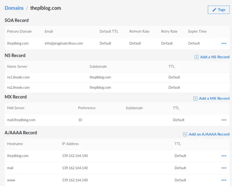 How To Configure A Domain Name For Your Linode Vps Pragmaticlinux