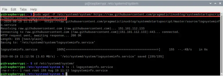 Raspberry Pi Startup Script Using Systemd Pragmaticlinux
