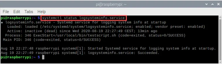 Raspberry Pi Startup Script Using Systemd Pragmaticlinux