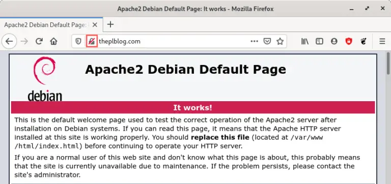 Install A Free Lets Encrypt Ssl Certificate On Debian 10 Pragmaticlinux 5410