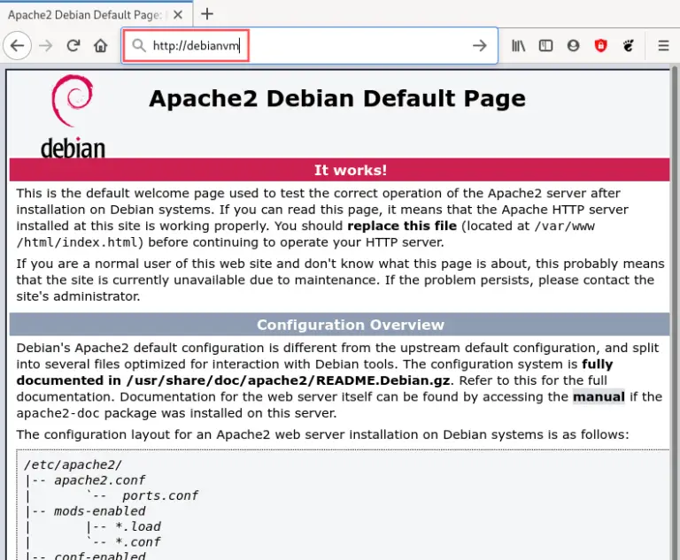 Install A Lamp Stack On Debian 10 Buster Pragmaticlinux
