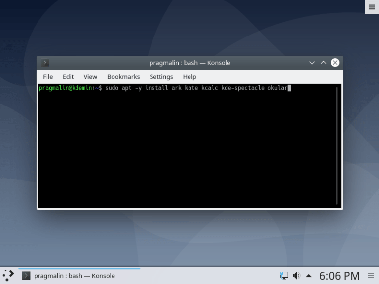 Install a minimal KDE on Debian 10 "buster" - PragmaticLinux