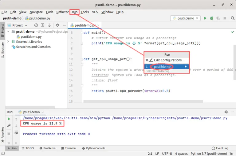 Monitor Cpu And Ram Usage In Python With Psutil Pragmaticlinux