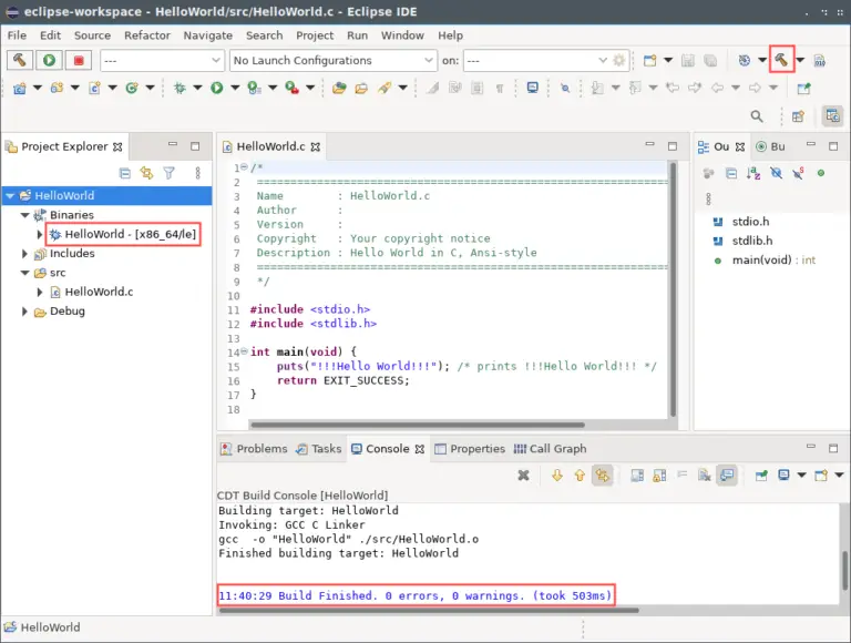 Install Eclipse Ide With Cdt Plugin For Cc Coding On Linux Pragmaticlinux