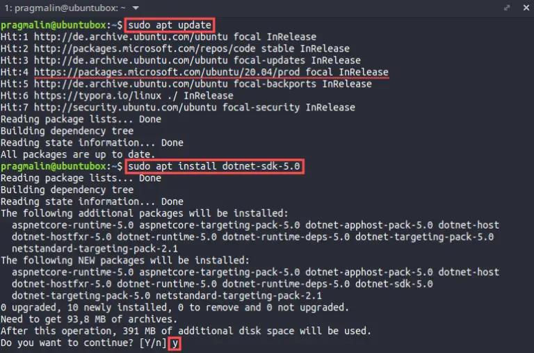 Install Visual Studio Code and .NET Core for C# coding on Linux - PragmaticLinux