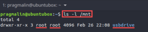 Manually mount a USB drive in the Linux terminal - PragmaticLinux