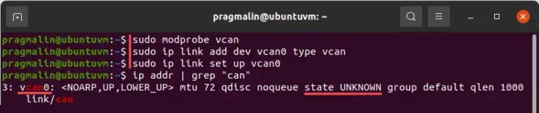 How To Create A Virtual Can Interface On Linux Pragmaticlinux