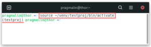 Create a Python virtual environment in the Linux terminal - PragmaticLinux