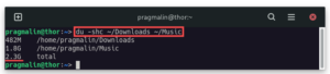 How to get the directory size using the Linux command line - PragmaticLinux
