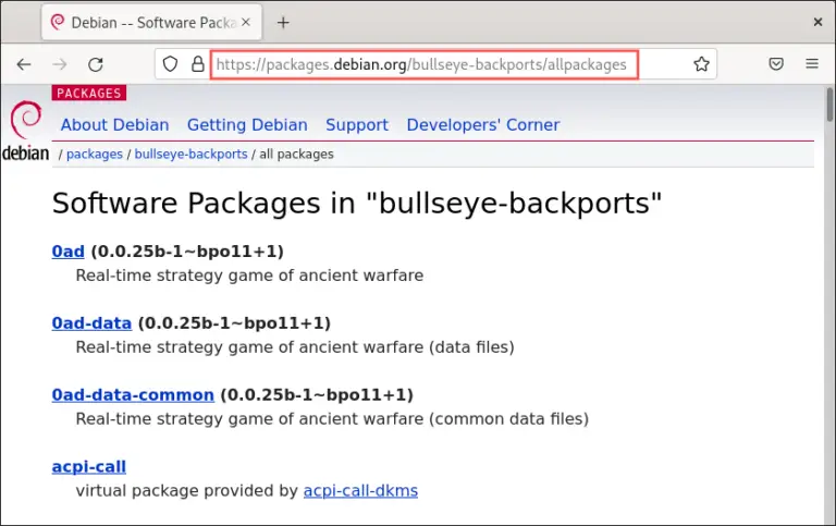 Install software from the Debian Backports repository - PragmaticLinux