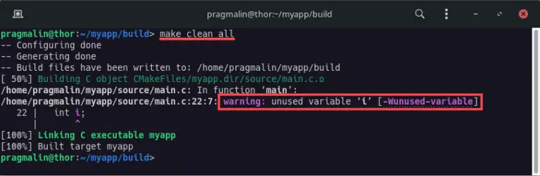 Enable compiler warnings with CMake - PragmaticLinux Enable compiler warnings with CMake - PragmaticLinux