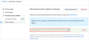 Create and store your GitHub personal access token - PragmaticLinux