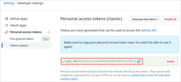 Create and store your GitHub personal access token - PragmaticLinux
