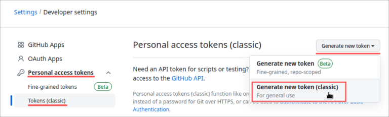 Create and store your GitHub personal access token - PragmaticLinux